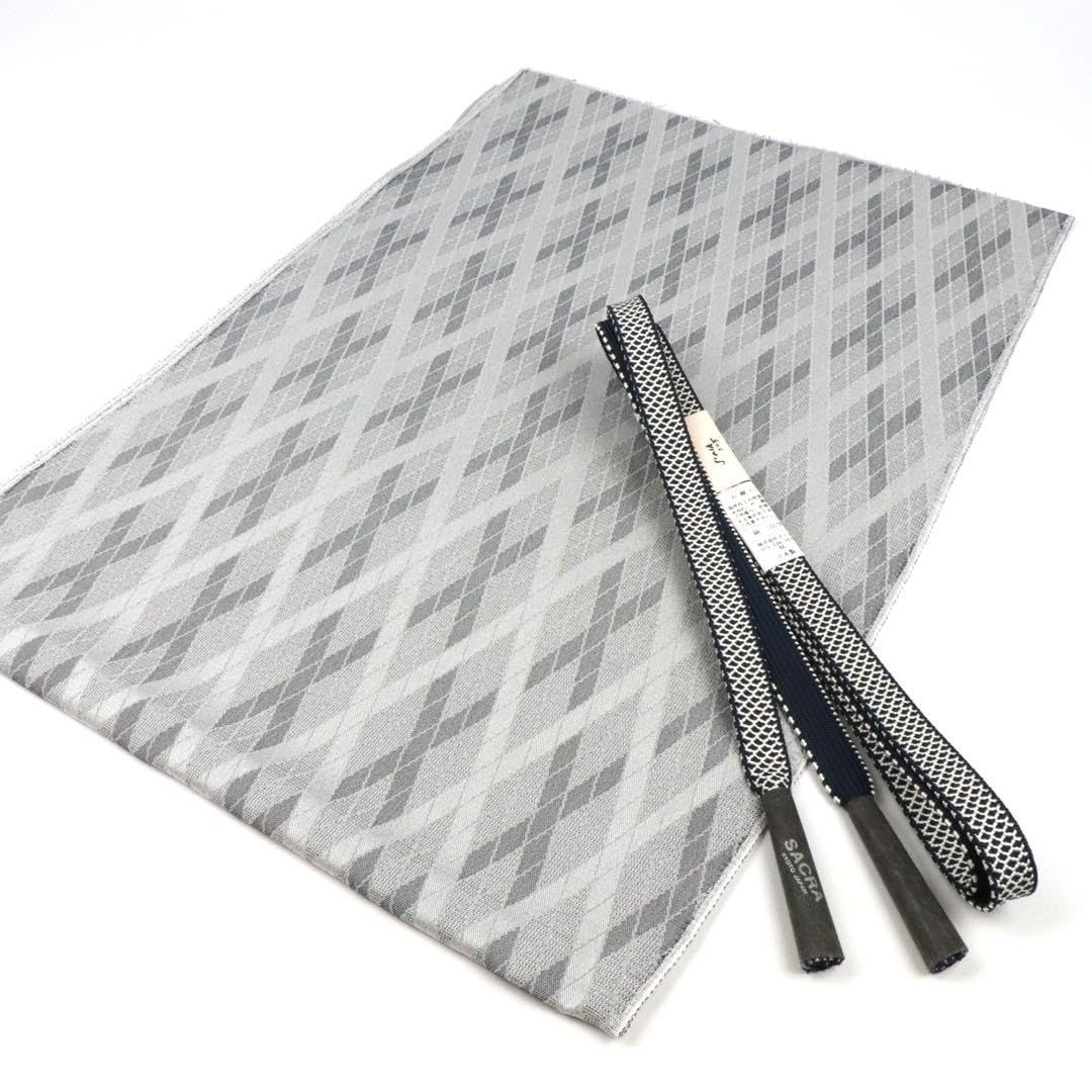 ノーブランド品 Obijime Korai-Gumi Fine Dust Grate + Obi Lifting Argyle, m74386200412