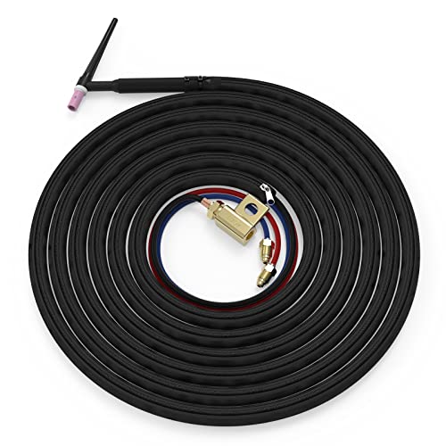 YESWELDER TIG Welding Torch WP-20F Flexible Head Water-Cooled 250Amp Welding Torch 25ft Cable
