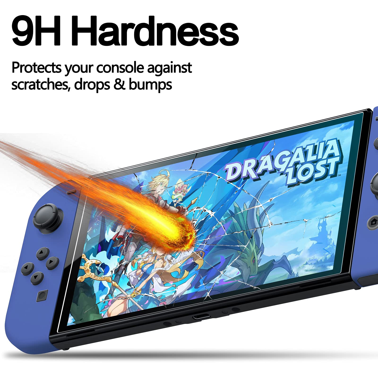 MIUOLV [4 Pack] Screen Protector Tempered Glass for Nintendo Switch Lite 2019 - Transparent HD Clear Anti-Scratch Screen Protector for Nintendo Switch Lite 2019 (Clear)