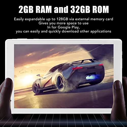 soobu Tablet PC, Dual Cameras 8 Inch IPS Display Tablet for Home for Travel (US Plug)