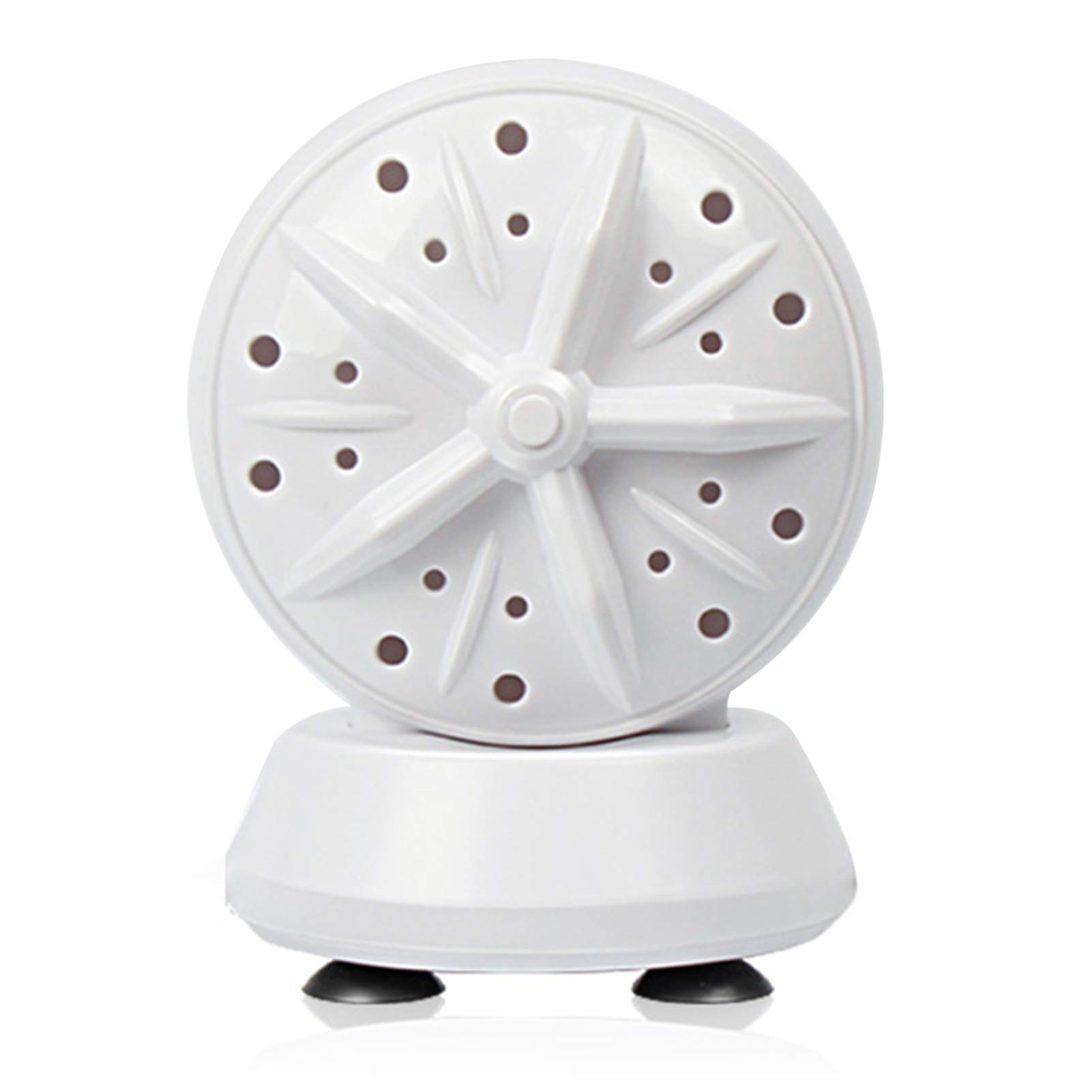 mewmewcat Portable Travel Washing Machine High-Power Mini Laundry Machine Double-Turbine Waving Washer 24W(Automatic Cycle Cleaning Version/ 4-Speed Adjustable Version)