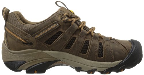 KEEN Voyageur Hiking Shoe - Men's Black Olive/Inca Gold, 14.0