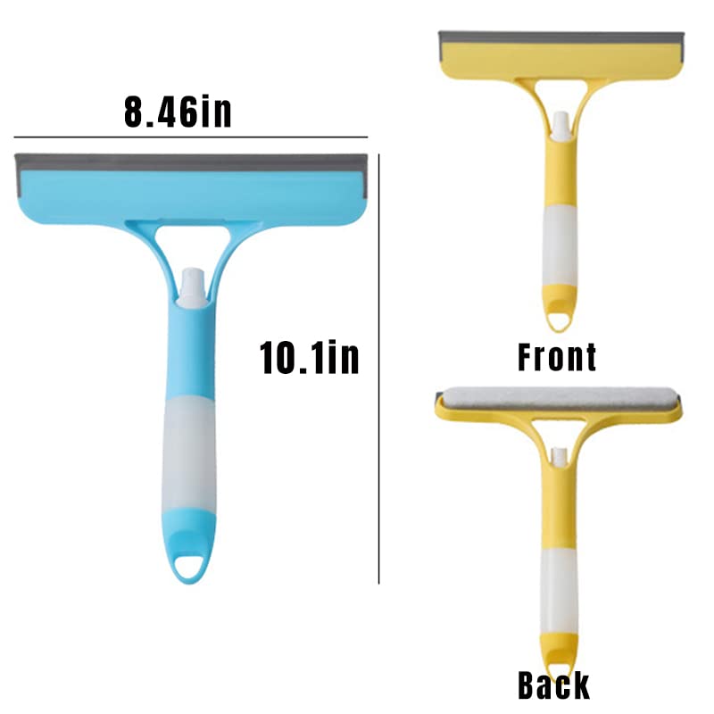 soputry 3 in 1 Window Cleaning Tool for Car Indoor Outdoor High Windows, 2023 New All-Purpose Window Squeegee Shower Squeegee for Glass Door Tile Cleaning (Blue)