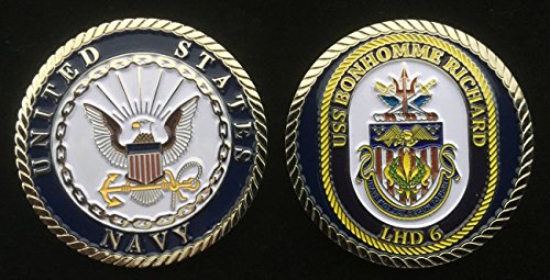 USS Bonhomme Richard LHD 6 (Enlisted) Challenge Coin