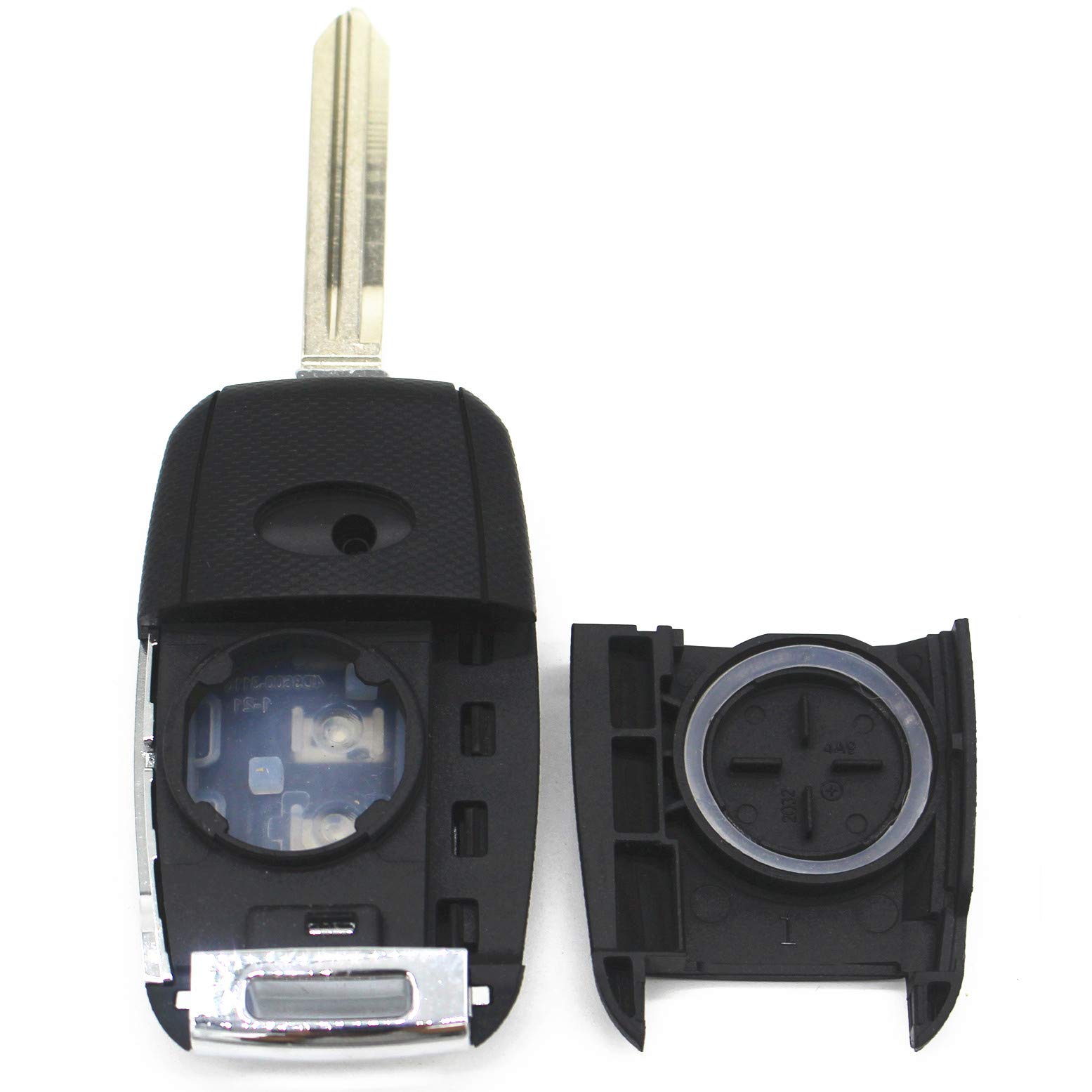 Keyless Remote Entry Flip Remote Key Fob Case Key Shell fit for KIA Sorento Carens Case Fob 4 Buttons