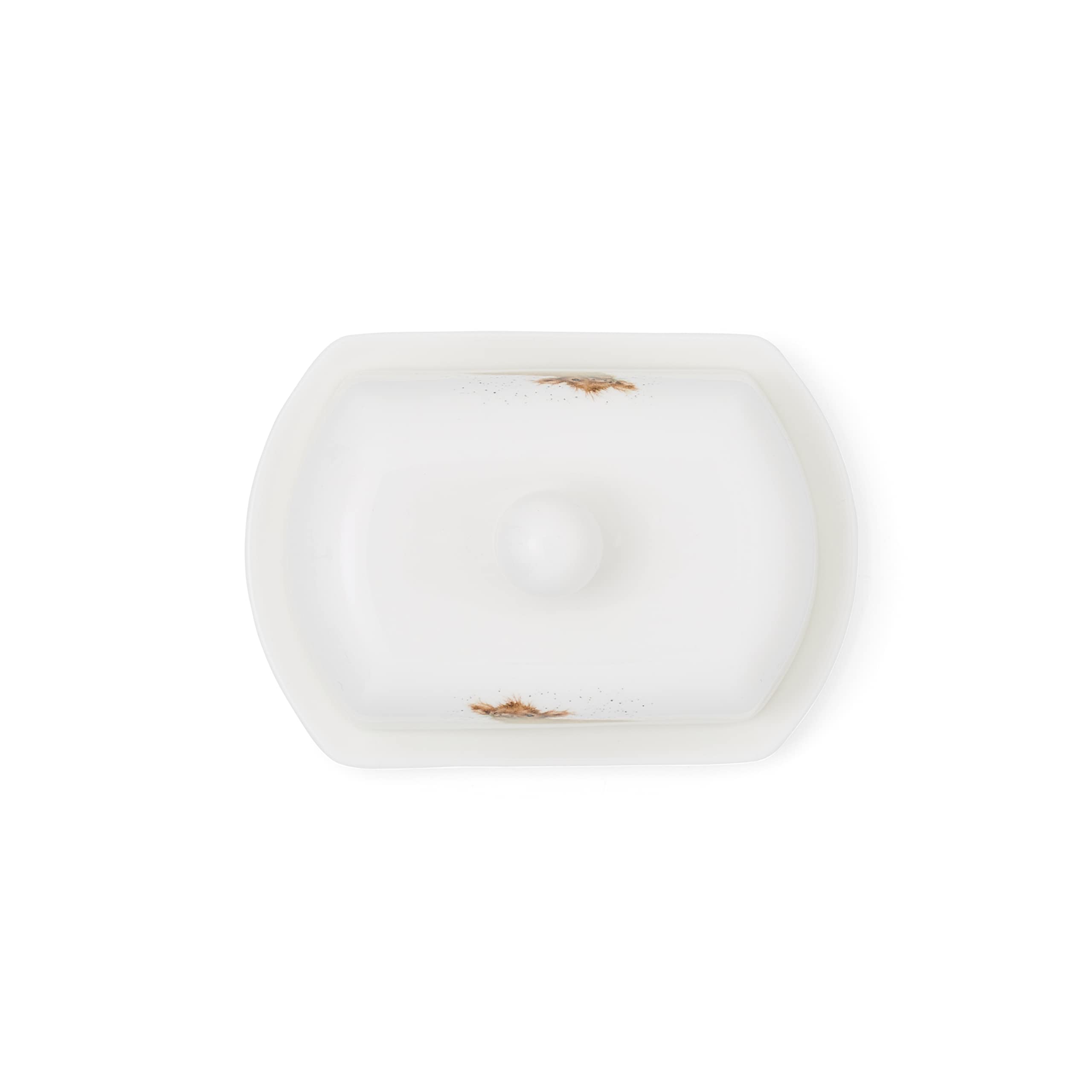 Portmeirion Home & Gifts Covered Butter Dish (Calf), 16 x 11 x 8 cm, Multi-Colour