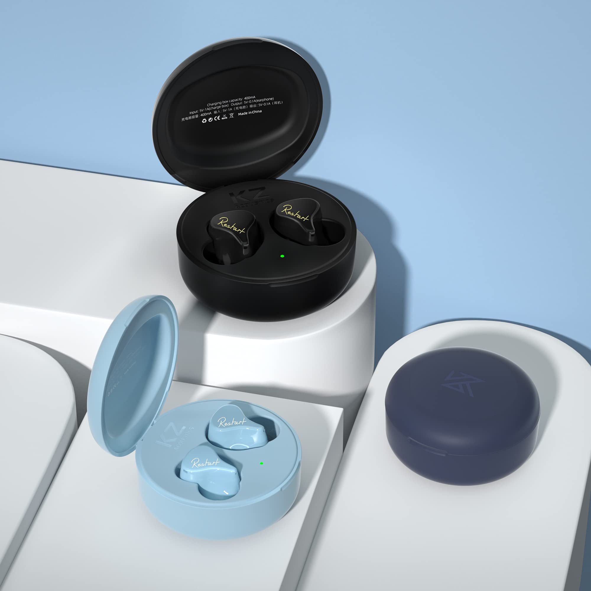 KZ SKS Bluetooth Wireless Earbuds, TWS Stereo Headphones in Ear 5.2 Hybrid HiFi Game Earbuds Touch Control Noise Cancelling