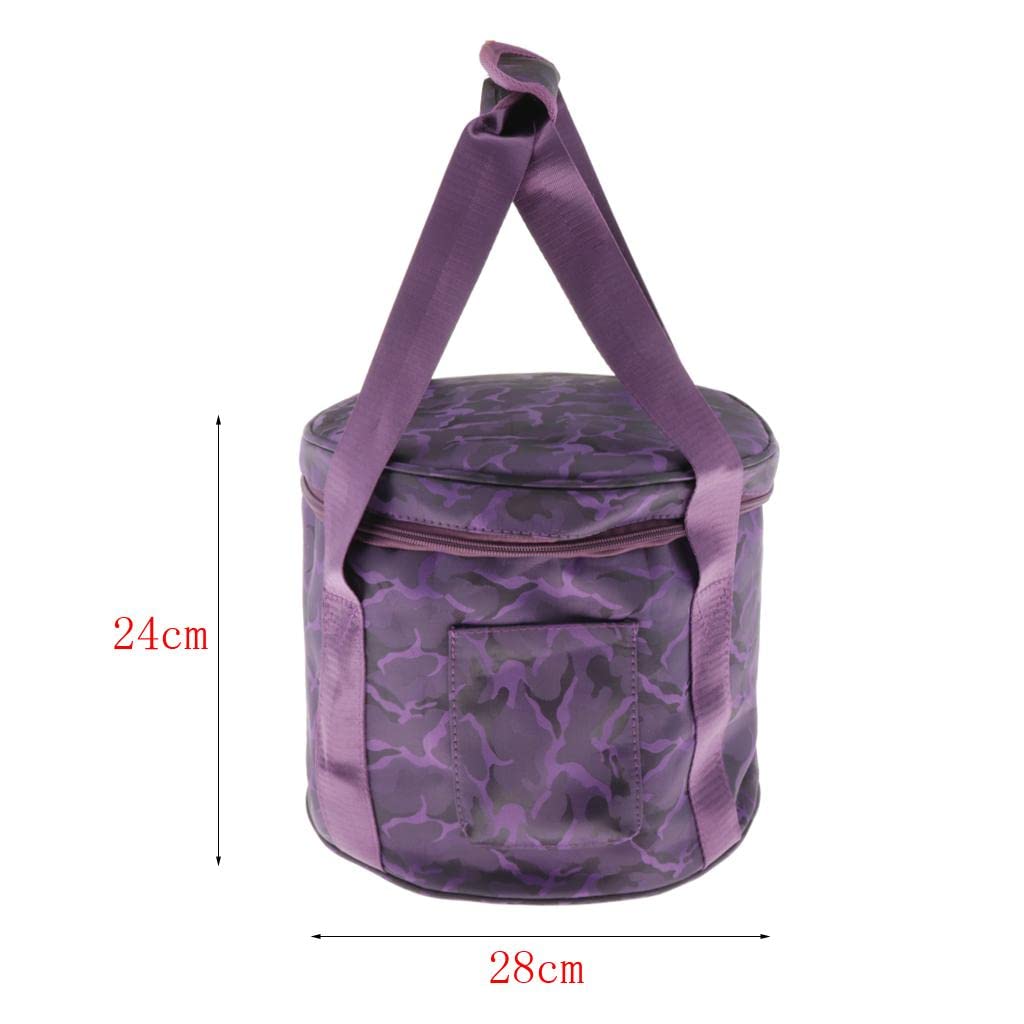 LoveinDIY Thicken Double Zipper Carrier Bag for Singing Bowl Travel Carry Case Protector - 10inch Camouflage,6900b20e92fbcce637e455560a2adcd0
