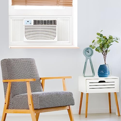 Keystone 12,000 BTU 230V Window-Wall Air Conditioner & 11,000 BTU Heater with Smart Remote Control, Window AC and Heater with Dehumidifier Function for Medium Sized Rooms up to 550 Sq.Ft.