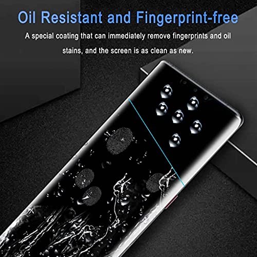 Micger Galaxy S20 Screen Protector, 2 Pack Tempered Glass Screen Protector, 2 Pack Camera Lens Protector, Easy Installation, Compatible Fingerprint, 3D Glass 9H Hardness Tempered Glass Screen
