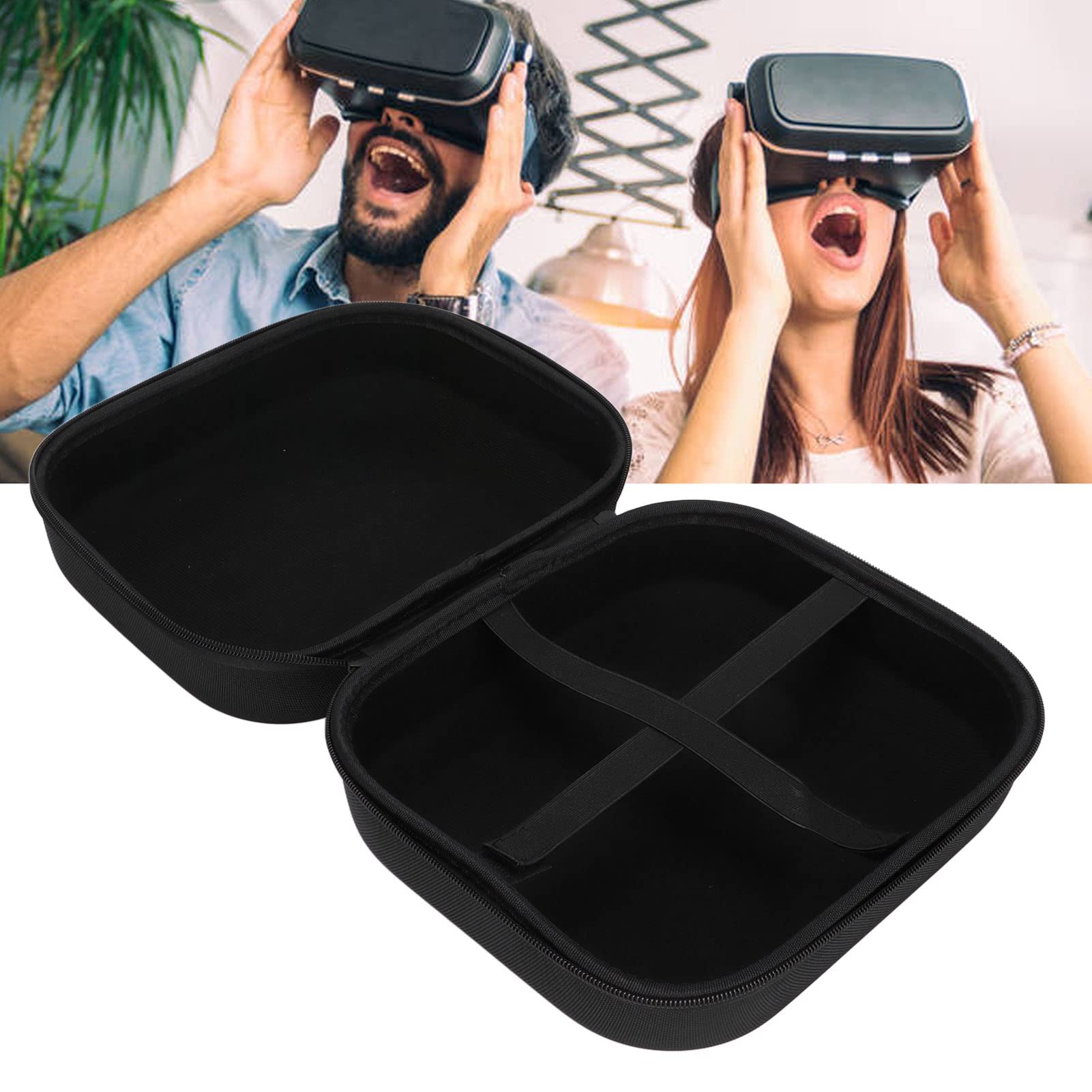 Storage Box For Vr Glasses,Hard Travelling Case Protective Storage Carrying Case for Oculus Quest 2 and Accessories, Gaming Headphones, Hard Travelling Case for Oculus VR Glasses Travel Carrying