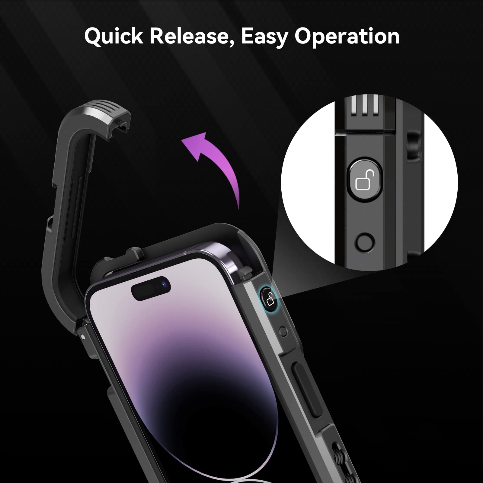 SmallRig Video Rig Kit for iPhone 14 Pro Max with Wireless Control Dual Handles, Dual Handheld Smartphone Video Rig Set for Filmmaking/Videography/Live Streaming/Vlog-4078
