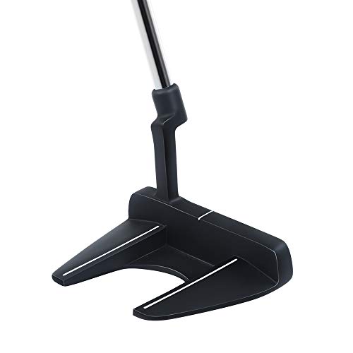 MAZEL Tour GS Men's Golf Putter,Right Handed (GS3-Black Head with Red Grip)