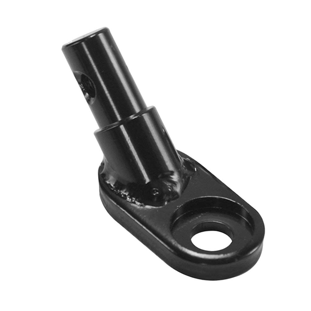 LIOOBO Bicycle Rear Racks Coupler Universal Cycling Connector Attachment Angled Elbow for Bike Trailers Rear Carrier Mount Adapter
