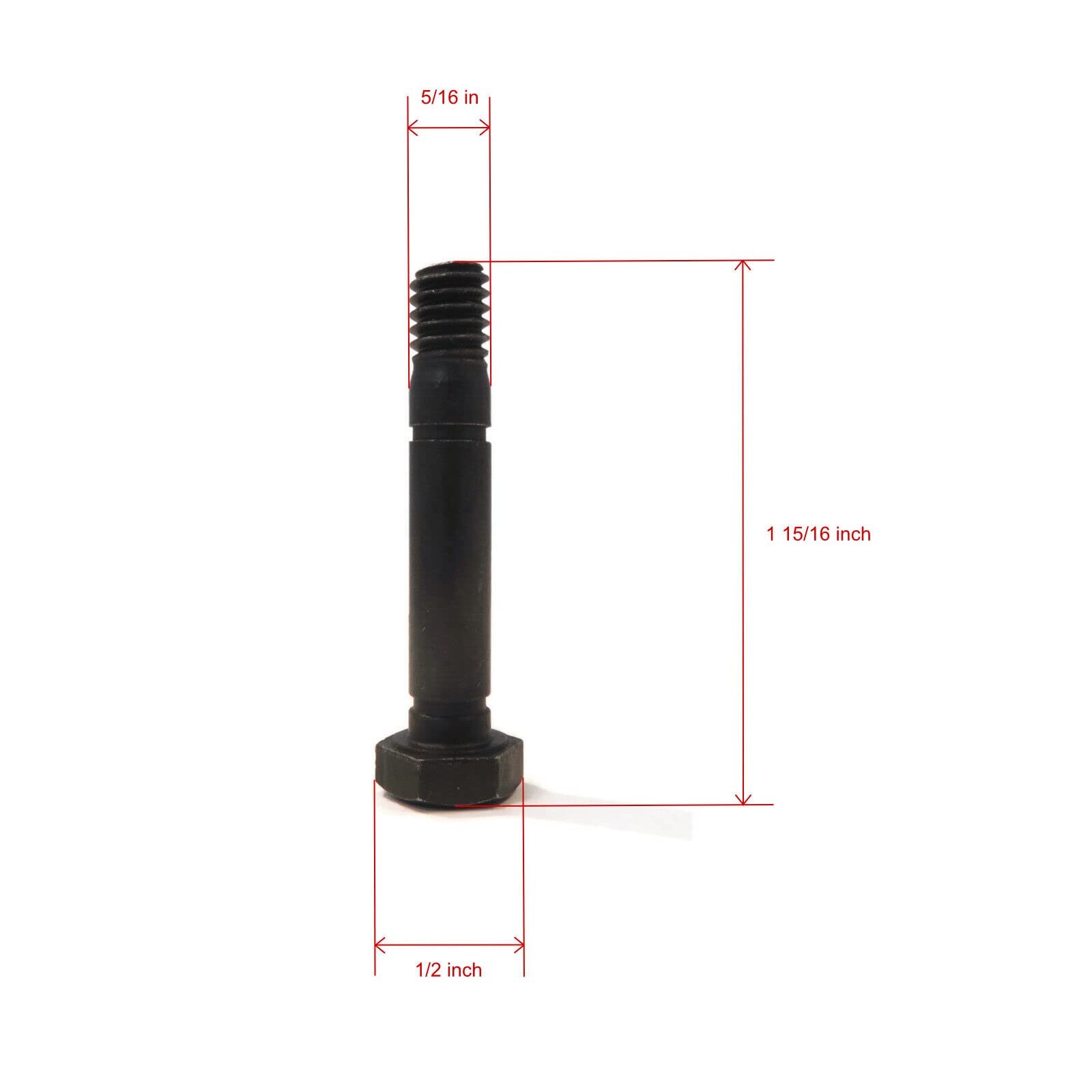 The ROP Shop | 5-Pack - Shear Pin Bolt & Nut for Ariens Deluxe 28 921022, 921023, 921034