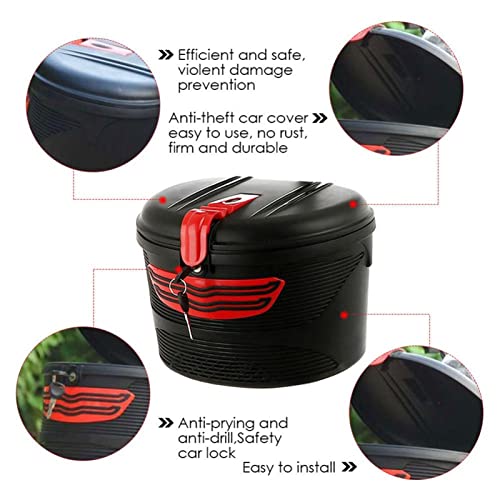RYPPLE Bike Basket Electric Bicycle Mountain Bike Front Hanging Plastic Storage Basket with Lock Bike Accessories