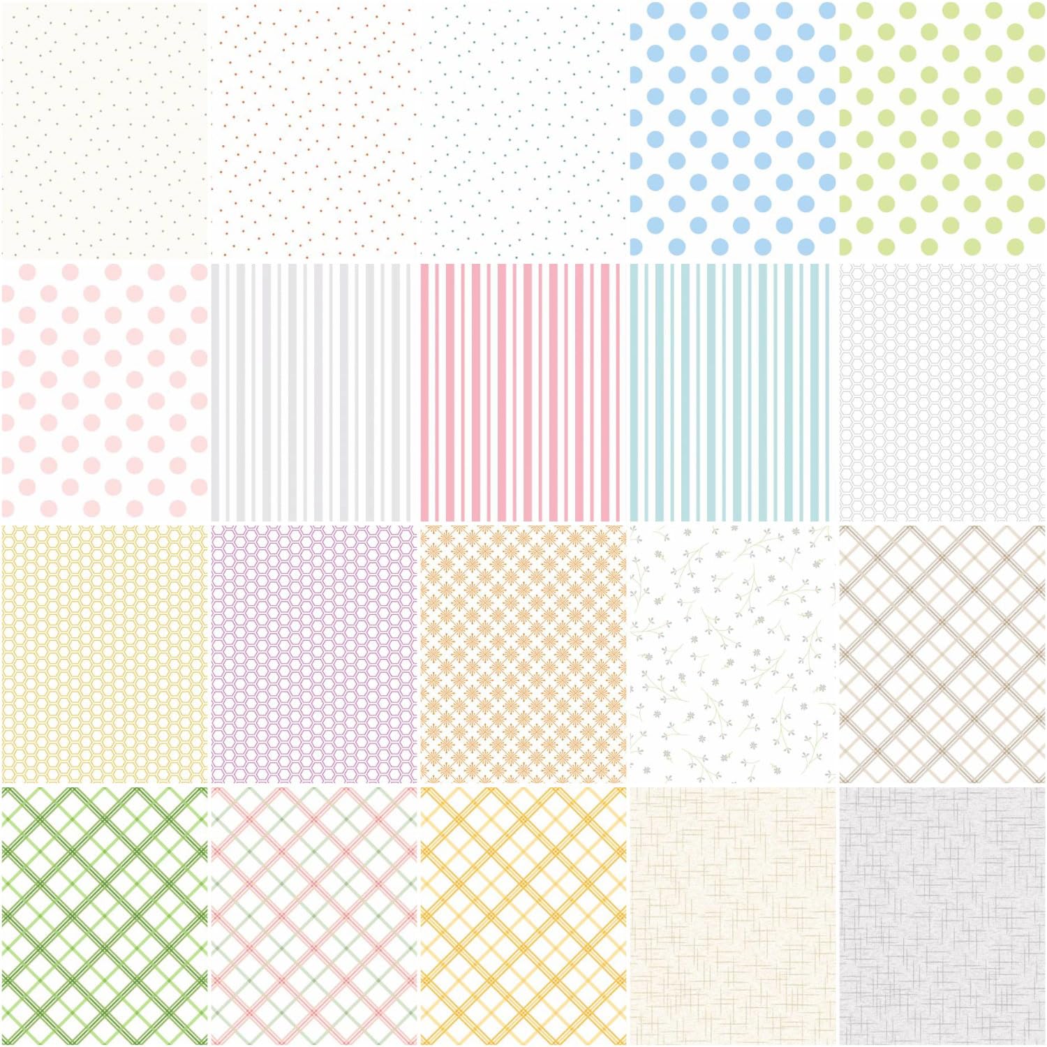 Kim Christopherson KimberBell Basics Refreshed Lullaby 40 2.5-inch Strips Jelly Roll Maywood Studio