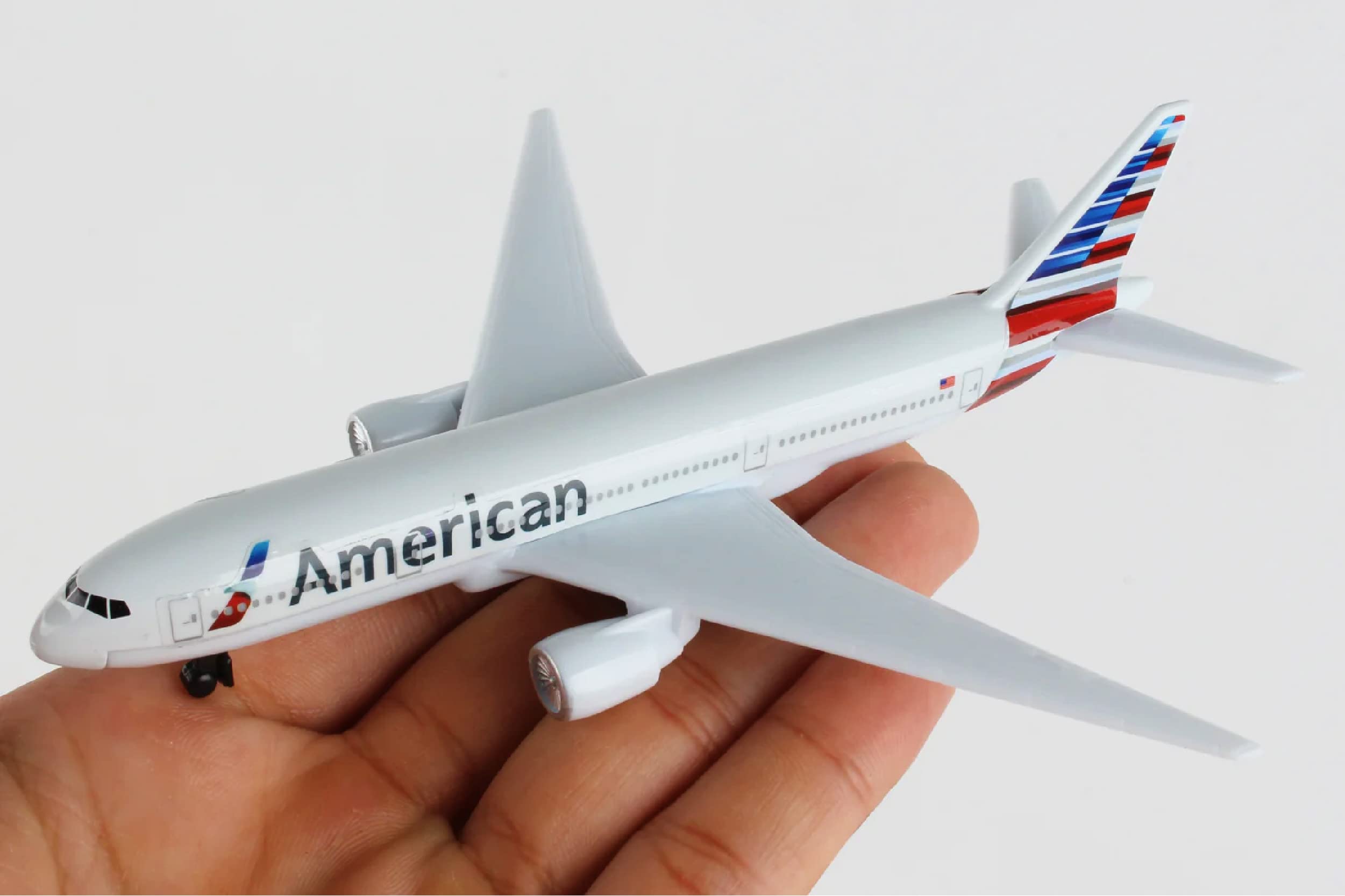 Matty's Toy Stop Daron American Airlines, Delta & United Airlines Die-cast Planes Set Bundle with Storage Bag - 3 Pack