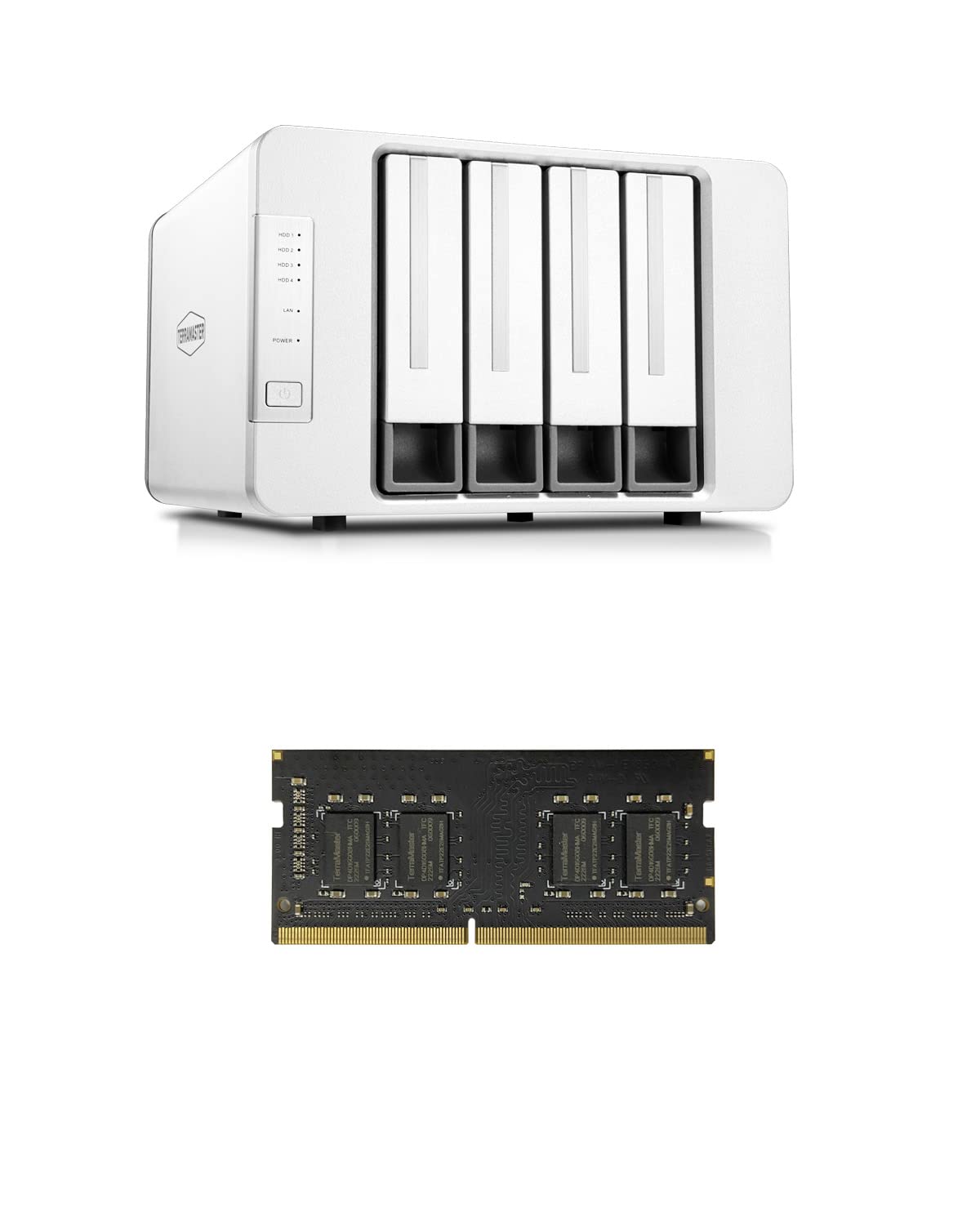 TERRAMASTER 2.5GbE NAS Server 4Bay F4-423 + 16GB DDR4 RAM