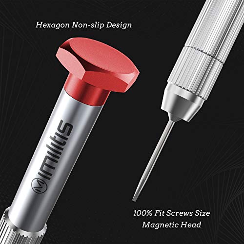 Screwdriver Set for iPhone 13/13 Pro/12/12 Pro/11/11 Pro/X/XR/XS Max/8/7/6S/6/SE, Repair Tool Kit for iPhone, Magnetic Premium Opening Pry Tool with PH000, Y000 Tripoint and P5 Pentalobe Screwdriver