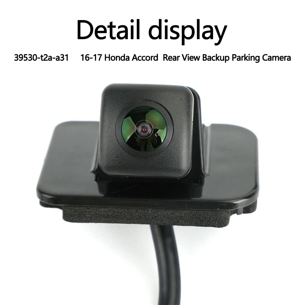 Paddsun 39530-T2A-A310-M2 Rear View Back-Up Parking Camera Compatible with Honda Accord 2.4 3.5 2016-2017