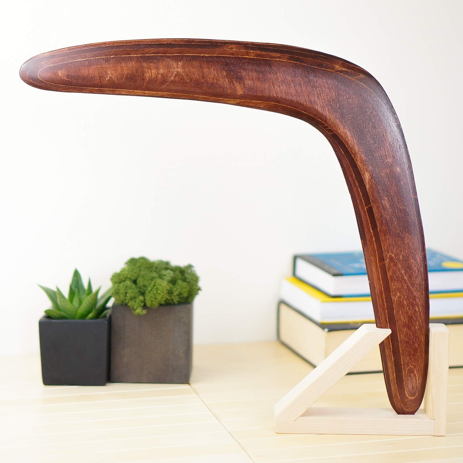 Premium Wooden Boomerang "Dark Brown Cedar" | Custom engraved | Personalized wooden gifts | 100% returns! | Made of wood | Premium gift