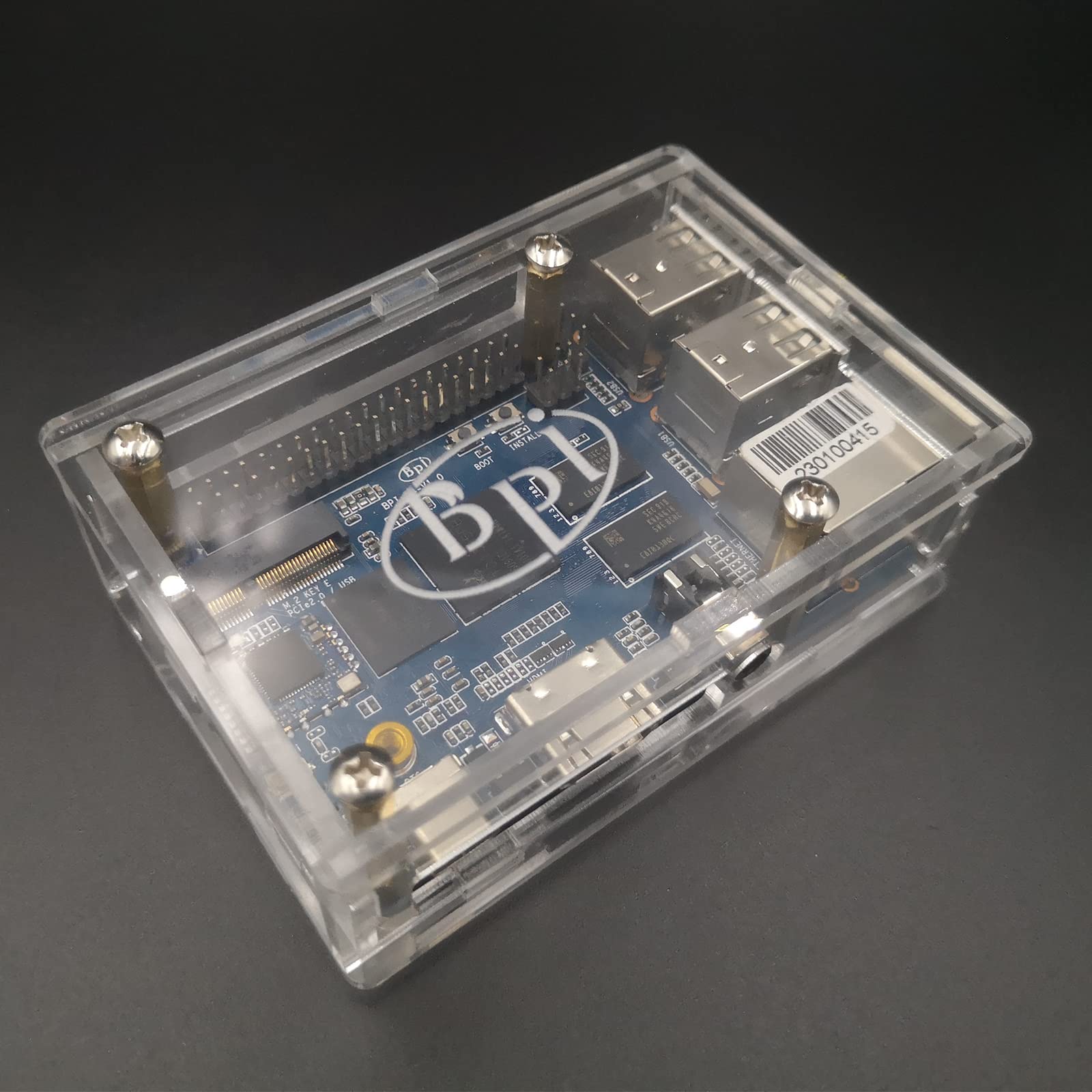 youyeetoo Banana Pi BPI-M5 Amlogic S905X3 Single Board Computer with 4GB RAM and 16G eMMC for AIOT Support Android Debian Raspberry Pi Replacement (with Power,case,Fan)