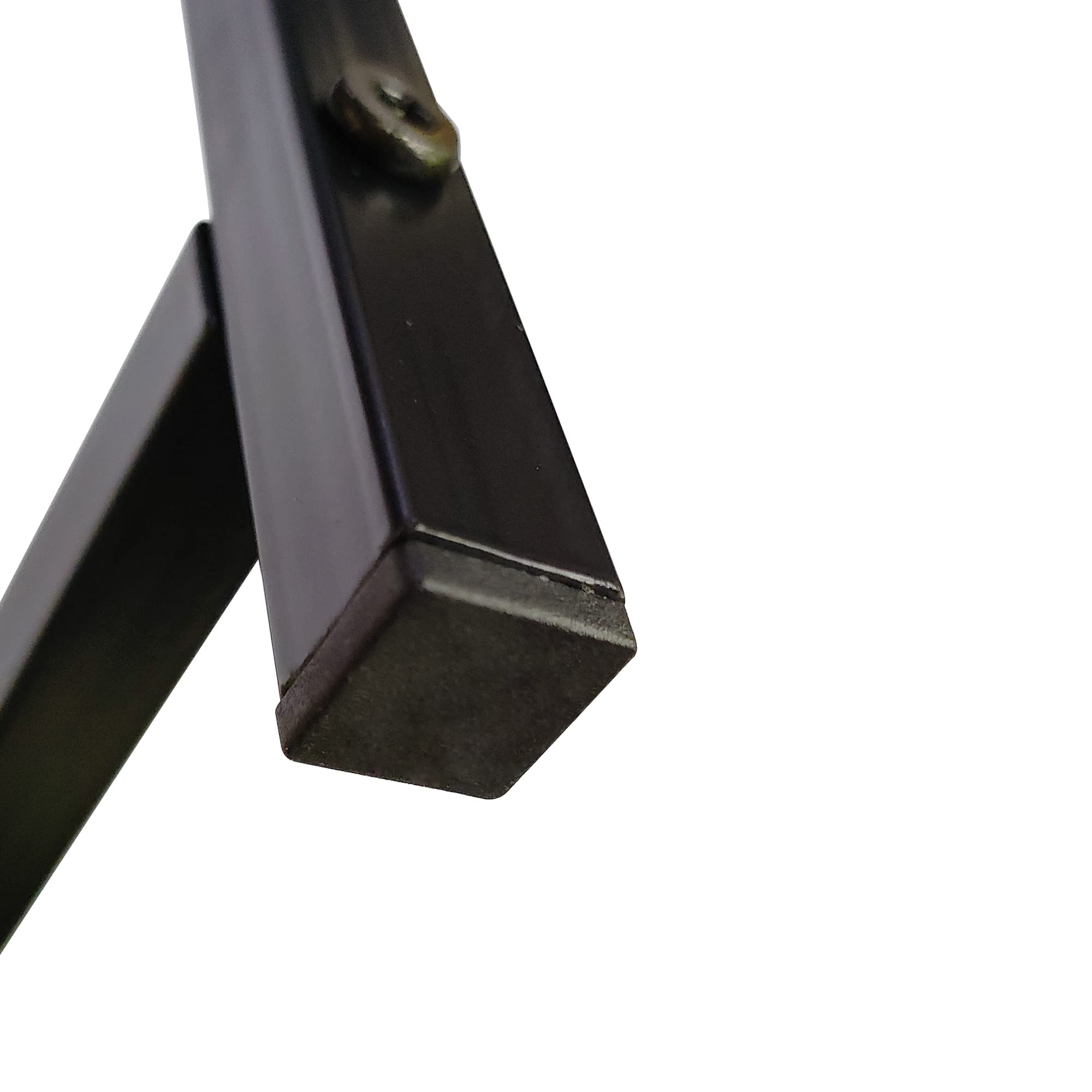 JYXNHJE Side Table,Side Tables,end Table,Small Side Table,Metal Material, Simple Style, Suitable for Living Room (Black Transparent1)