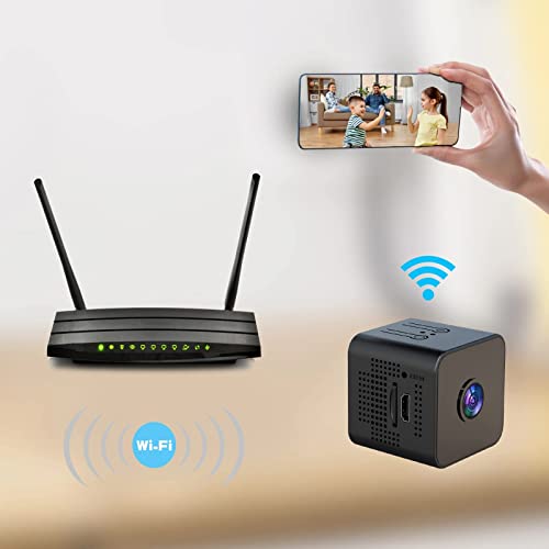 Wireless WiFi Camera Home Body Cam Security Home Cameras for Indoor Outdoor Security Cams with Cellphone App Dog Camera Pet Cams Baby Camera No Need WiFi with Battery Easy Setup Surveillance Cameras