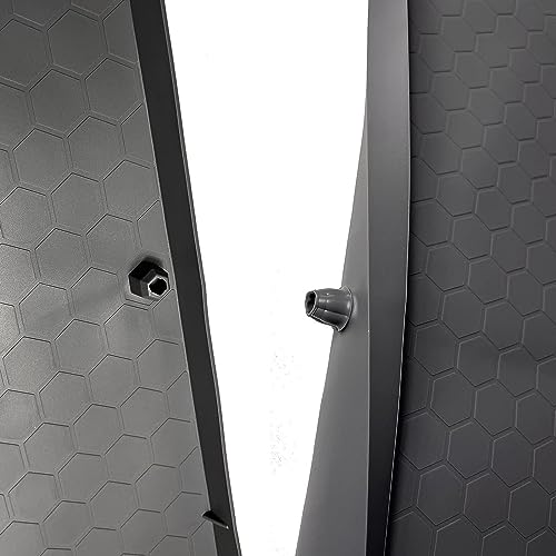 Under Sink Mat 34x22in Silicone Waterproof Mat with Drain Hole Kitchen Cabinet Liner Protector Under Sink Tray for Bathroom Kitchen