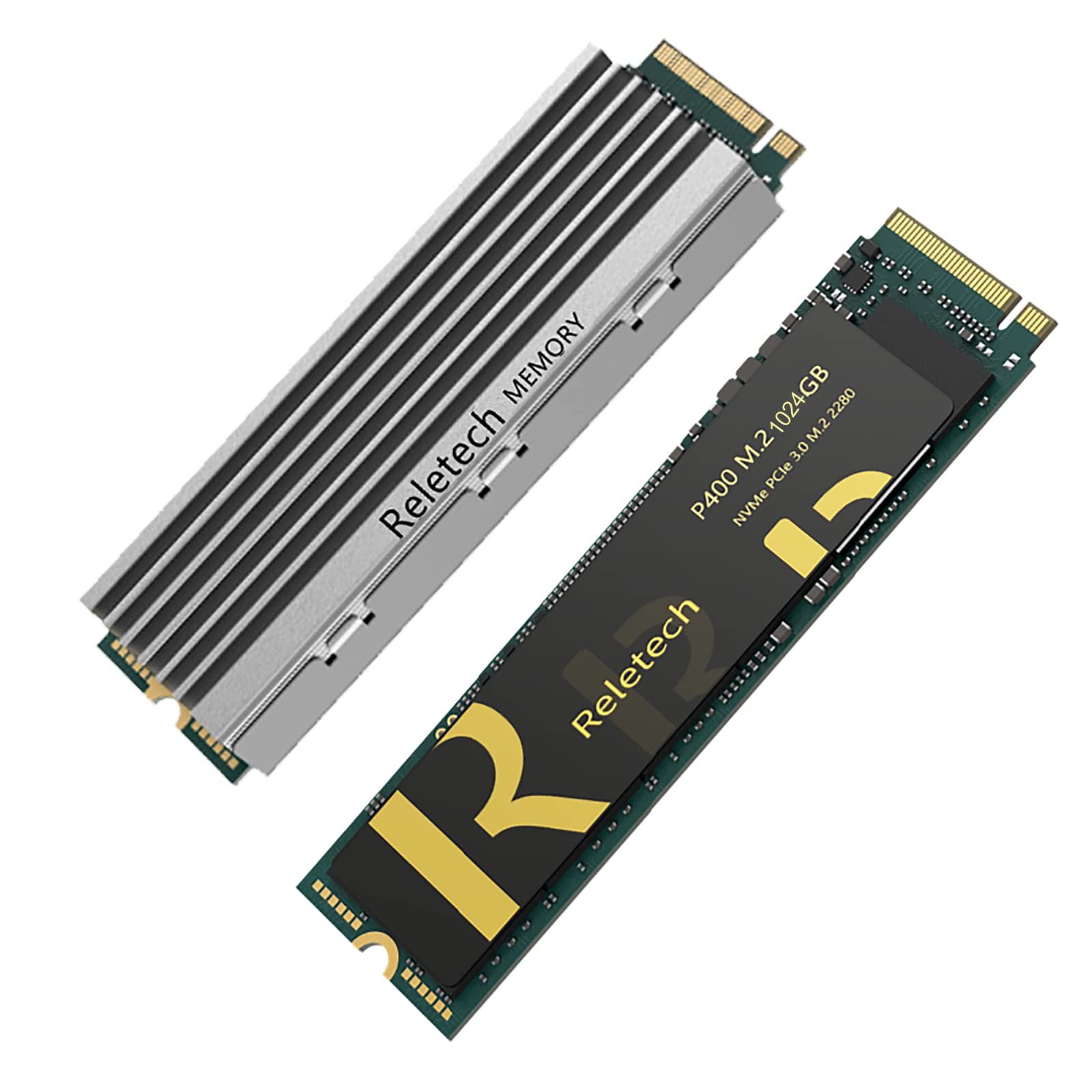 Reltetech M.2 Type-C 10GPS Hard Drive case and P400 M.2 SSD 3500M/S 1TB