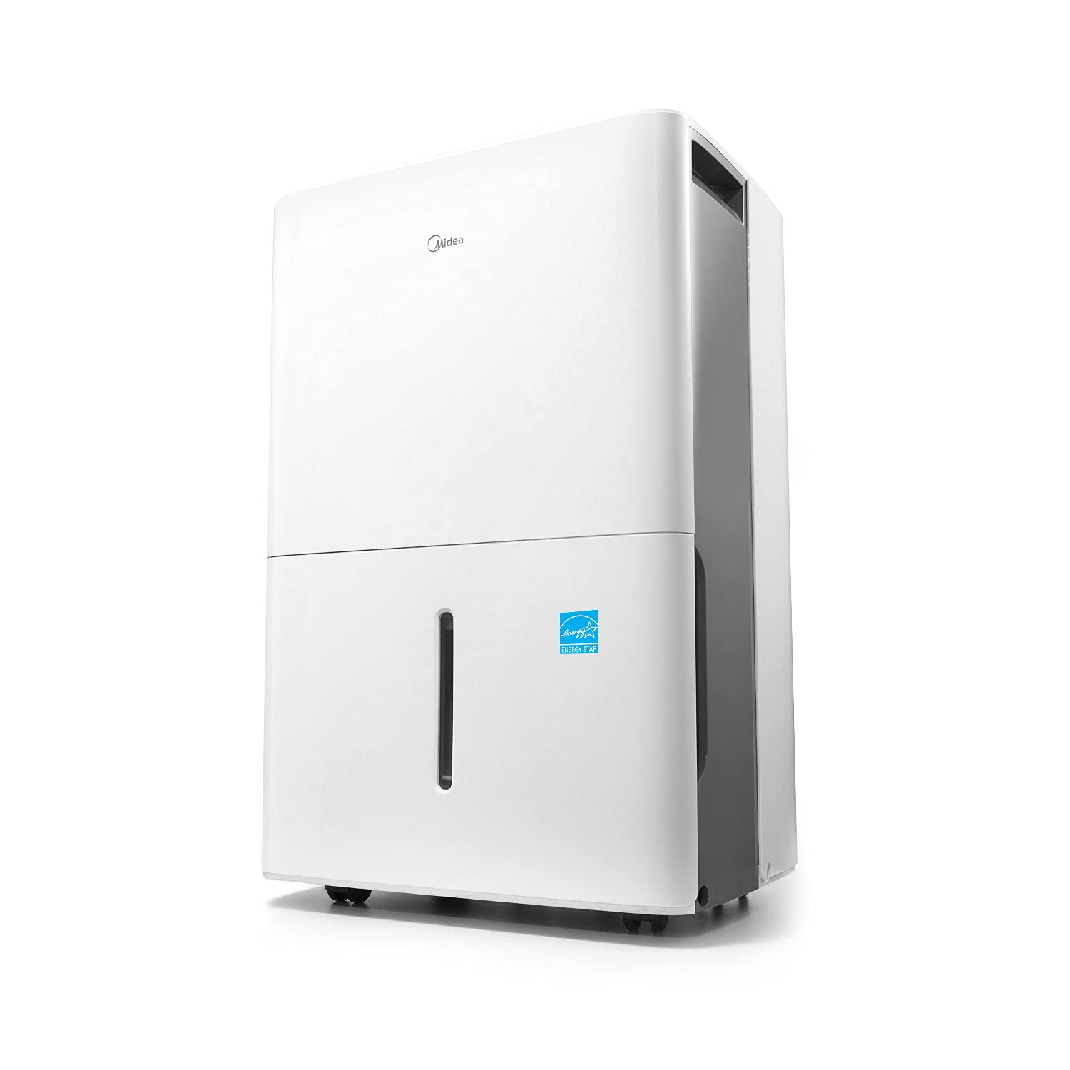 Midea MAD35C1ZWS Dehumidifier with Reusable Air Filter, Ideal for Basement, Bedroom, Bathroom, 35 Pint-2019 DOE, White & Eastman 60309, Black Rubber Washing Machine Drain Hose, 12 Ft Length, Feet