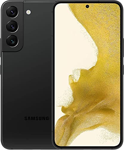 Samsung Galaxy S22 5G 256GB 8GB RAM Factory Unlocked (GSM Only | No CDMA - not Compatible with Verizon/Sprint) Global Version - Phantom Black