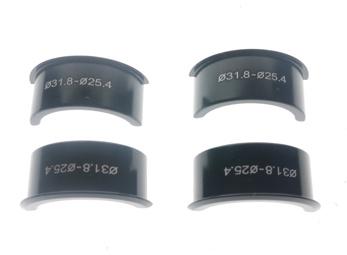 Juscycling 25.4-31.8 Alumniniun Handlebar Shim, 1 set
