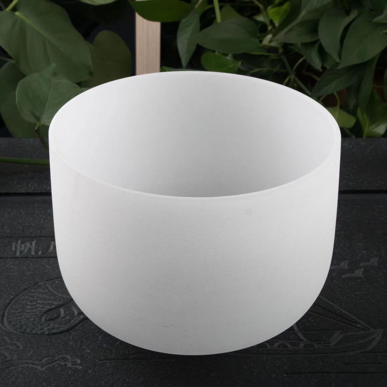 RING CHANT Crystal Singing Bowls 8 Inch C Note 528 Hz Sound Bowl,Root Chakra Crystal Singing Bowl With O-Ring And Meditation Bowl Rubber Stick
