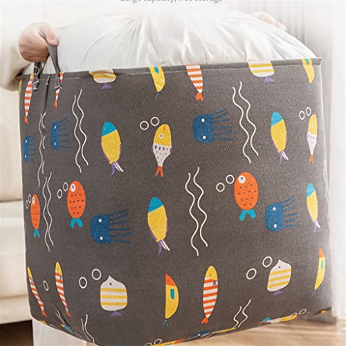 WALNUTA Storage Box Household Storage Clothes Bag Large Capacity Cloth Bag Quilt Clothes Storage Basket