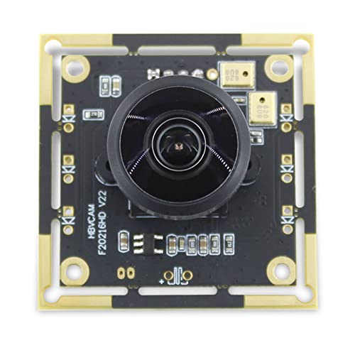 Yuisle JX-F22 Camera Module Board 1080P 2MP 180-Degree Panoramic-View Wide Angle Lens for Face Recognition Projects