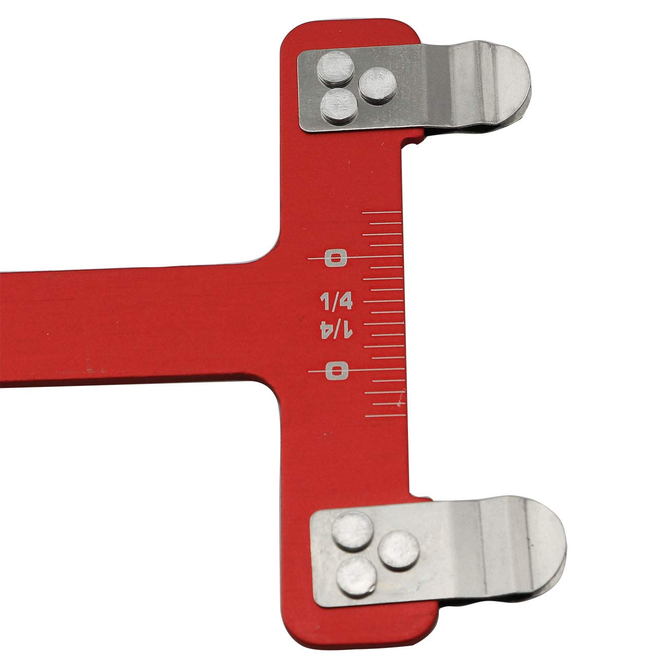 LQ Industrial T Square Bow Ruler 11.8 Inches Archery Bow Square T Shape Measurement Tool for Recurve Bow and Compound Bow Red