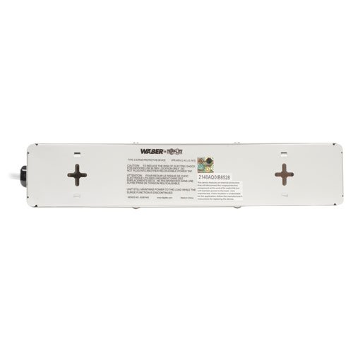 TRIPP LITE SPS606HGRA Surge Protector Strip Medical RT Angle Plug 6 Outlet 6-Feet Cord Light Gray