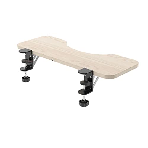 Keyboard Platform Extender,Ergonomics Desk Extender Tray Clamp On Keyboard Drawer Table Mount Armrest Stand Slide Computer Elbow Arm Support