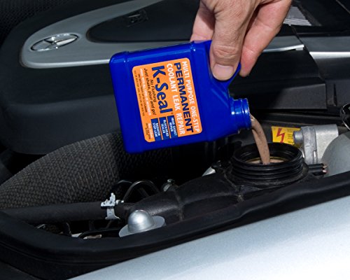 K-Seal ST5501 Multi-Purpose One Step Permanent Coolant Leak Repair, 8oz, Pour and Go, Mixes with All Antifreeze, No Flushing Required