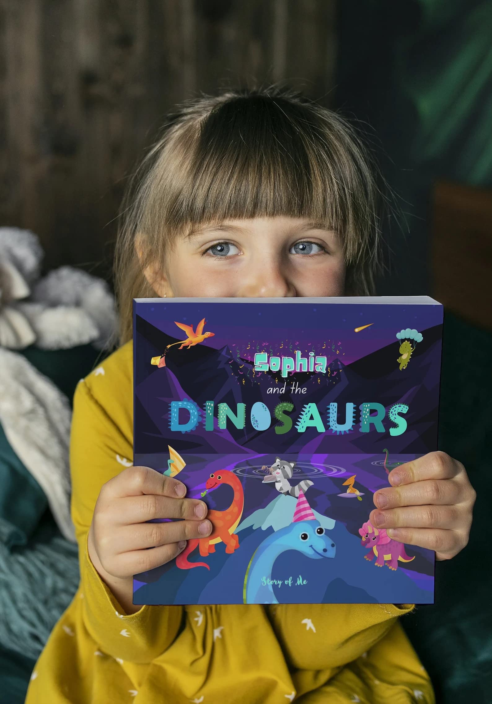 Story of Me Dinosaurs Personalized Kids Book - Dinosaur Adventure - Kids Dinosaur Book Personalized with Child's Name and Other Customizations (Paperback)