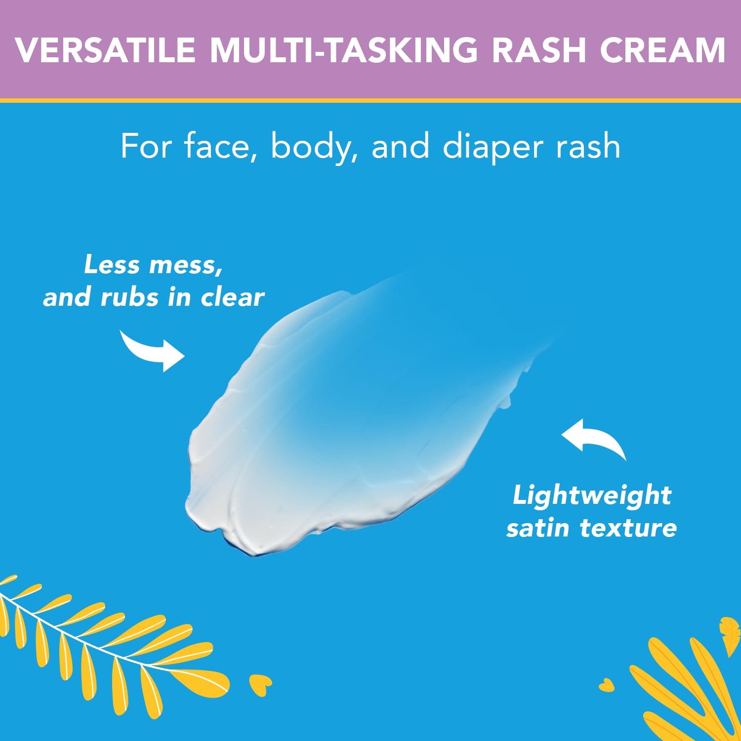 Triple Paste Multi-Purpose Baby Healing Ointment - 2 oz Tube – Diaper Rash Cream and Skin Protectant for Hands, Face & Bottom Treats, Soothes & Prevents with Zinc Oxide (Packaging May Vary)