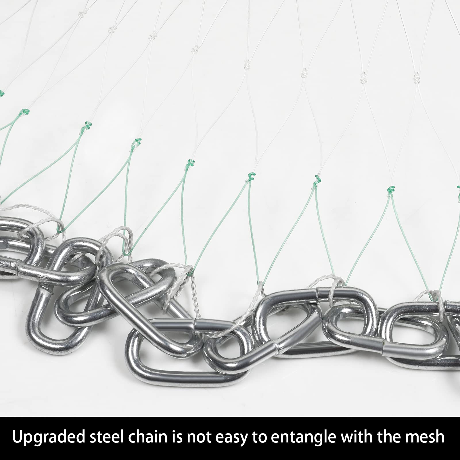Lucky Monet 10/12/13.3/15ft Radius Large American Saltwater Fishing Cast Net for Bait Trap Fish, Easy Throw Thicken Nylon Line w/Upgraded Steel Chain Sinker, 5/8 Inches Mesh Size