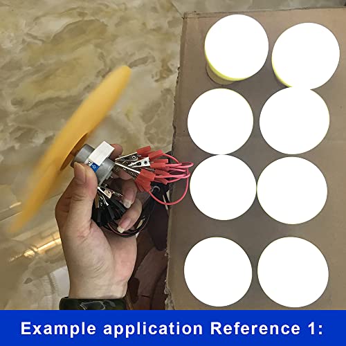 QINIZX 6.9Inch Plastic Fan Blade 11-Leaves with 0.078" Round Bore Motor Accessories Replacement for Electric Fan Blades or DC Power Motor Wind Turbine Electricity Generator Blades Model, 1PC