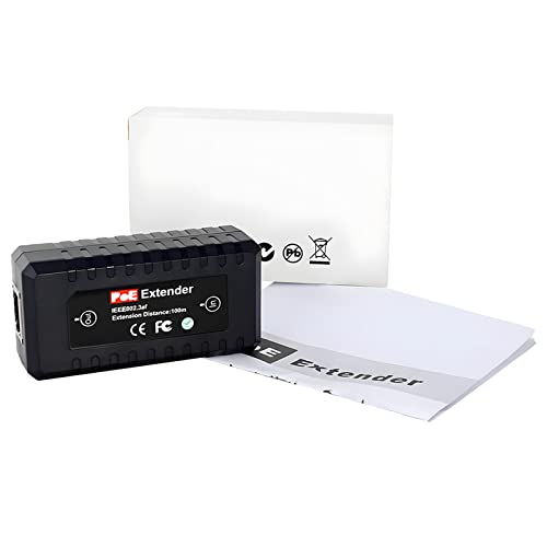 ThePoEstore 5-Pack PoE Extender PoE Repeater,1 Port Supported,10/100Mbps,15.4W Comply with IEEE 802.3af,Power Over Ethernet Switch for Security PoE Camera Over Cat5/Cat6