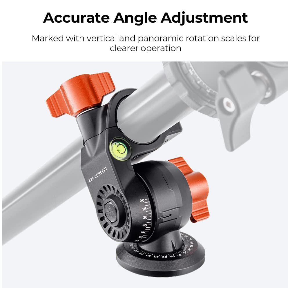 K&F Concept Magnesium Alloy Rotatable Multi-Angle Center Column with Locking System