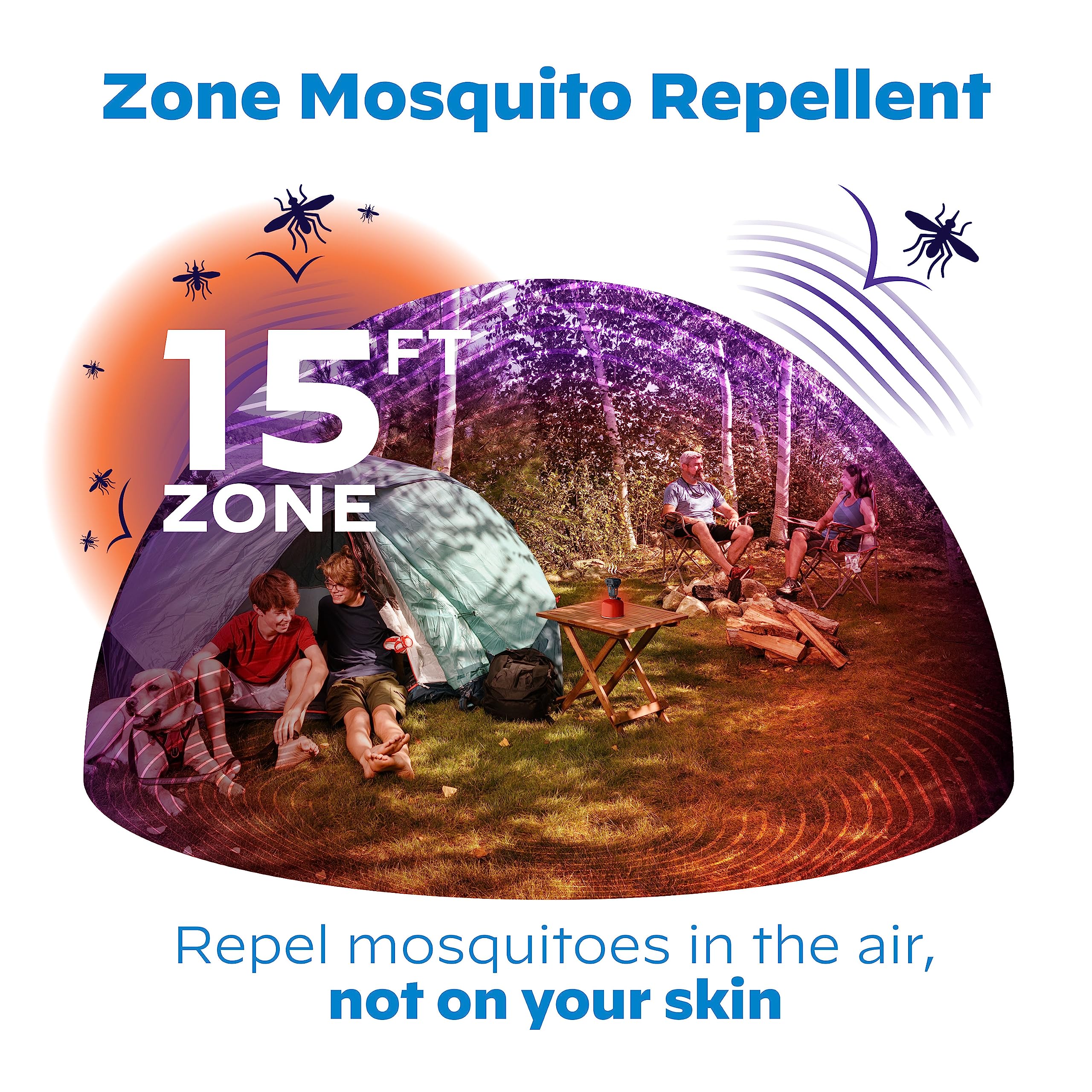 Thermacell Mosquito Backpacker Repeller, Gen 2.0 with 16 Hours of Repellent; 15 Foot Zone of Mosquito Protection; Long Lasting, Bug Spray Alternative, Scent Free