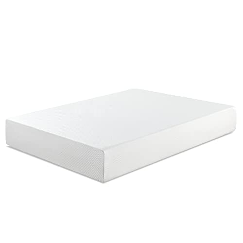 Zinus 10 Inch Green Tea Fresca Memory Foam Mattress/CertiPUR-US Certified/Bed-in-a-Box/Pressure Relieving/Made in USA, Full