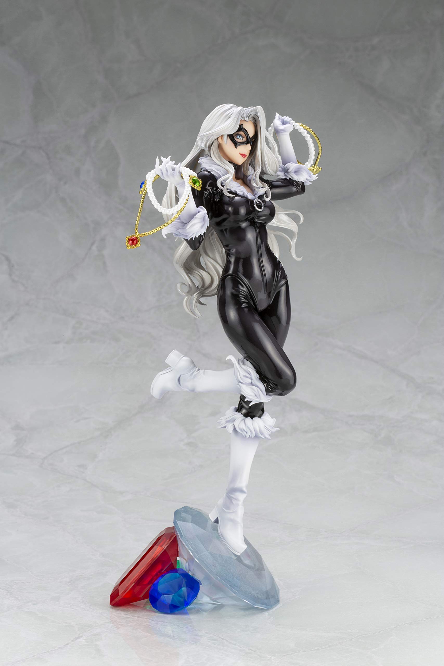 Marvel's Black Cat (Steals Your Heart Version) Bishoujo Statue, Multicolor